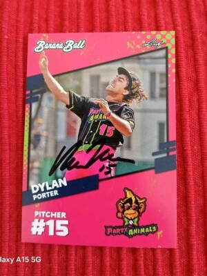 Dylan Porter 2024 Party Animals - Savannah Bananas Trading Card ...