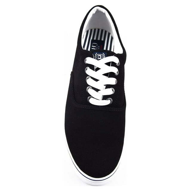 Chaps Men's Pick Memory Foam Casual Canvas Lace-up Fashion Sneakers ...