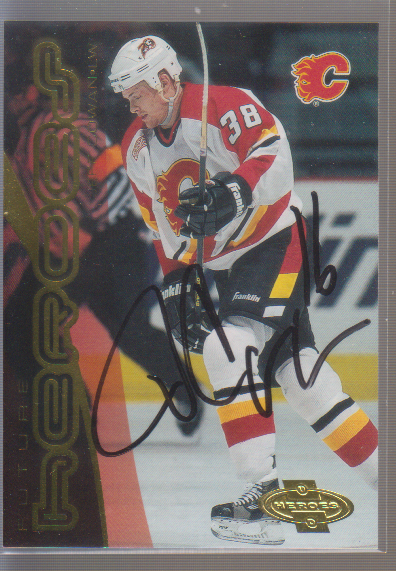 Autographed 00/01 UD Heroes Jeff Cowan(FUTURE HEROES) - Flames | eBay