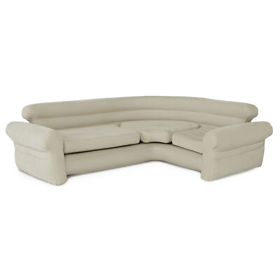 Intex Inflatable Corner Living Room Neutral Sectional Sofa | 68575EP ...