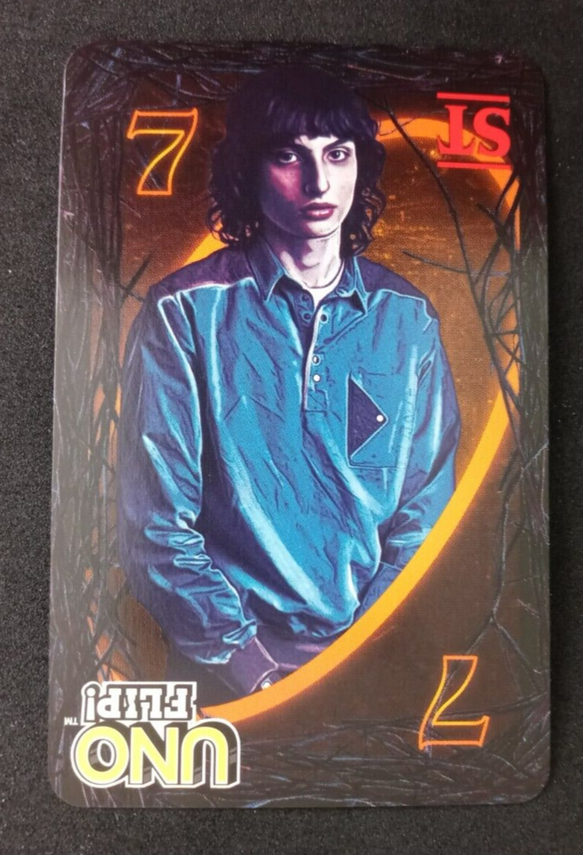 2017 Stranger Things Uno Flip! Card Green Will Byers #5 (B) | eBay