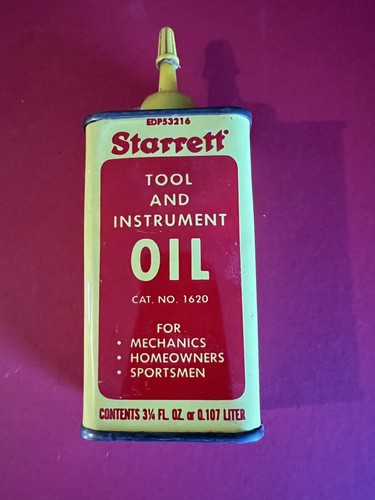 VINTAGE ADVERTISING STARRETT OILER OIL TIN CAN EMPTY 3 1/4oz | eBay