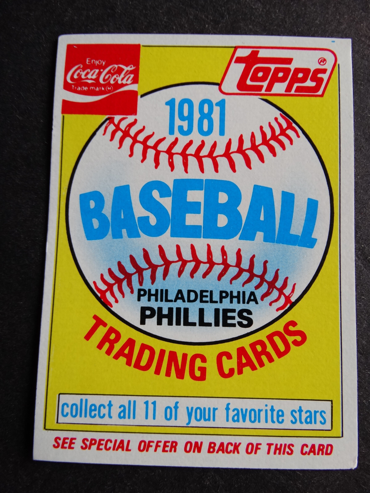 1981 Topps Coca-Cola Phillies Baseball Cards Complete Your Set U Pick 1 ...