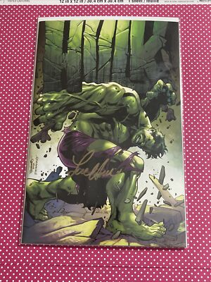 HULK #2 LOU FERRIGNO SIGNED COVER STEPHEN SEGOVIA VIRGIN VARIANT 2021 ...