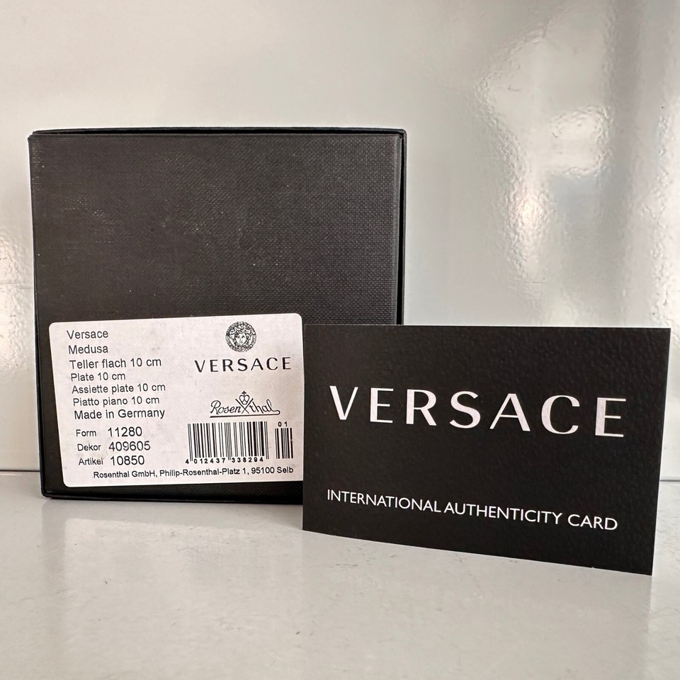 Rosenthal Versace - dish - plate flat 10 cm Medusa - porcelain | eBay