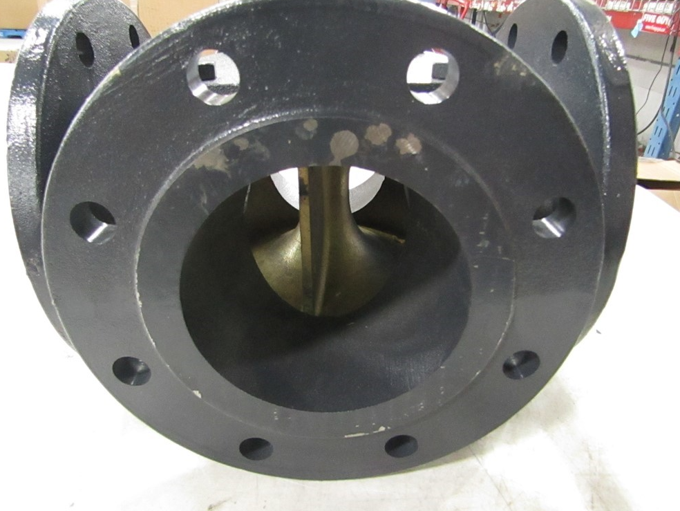 ESBE 4 WAY MIXING VALVE Model #: DN 125 PN6 CAST IRON 4 7/8" FLANGE ...