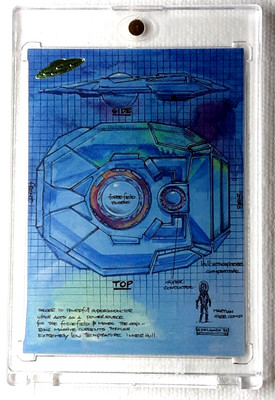 2012 Topps Mars Attacks Card 85 MARTIAN FLYING SAUCER. FREE ONE-TOUCH ...