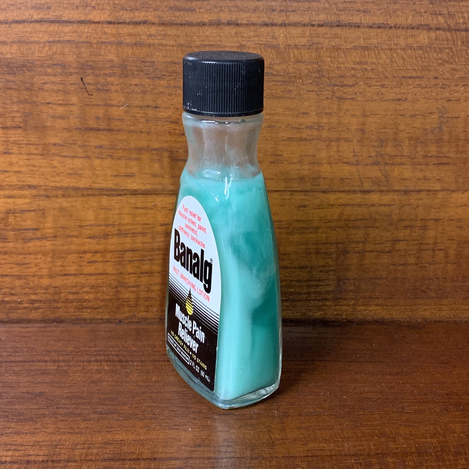 BANALG Arthritic Pain Reliever Fast Vanishing Lotion NOS 2fl oz NEW NO ...