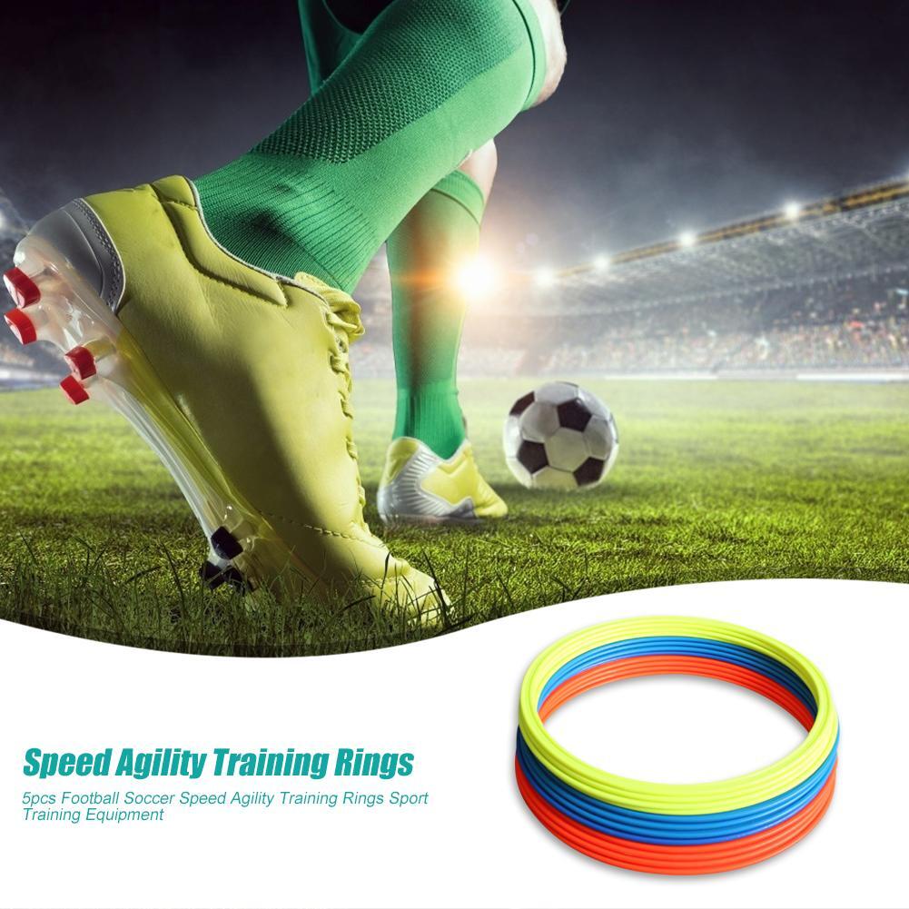 40pcs Football Soccer Speed Agility Rings Sport Training Equipment ...