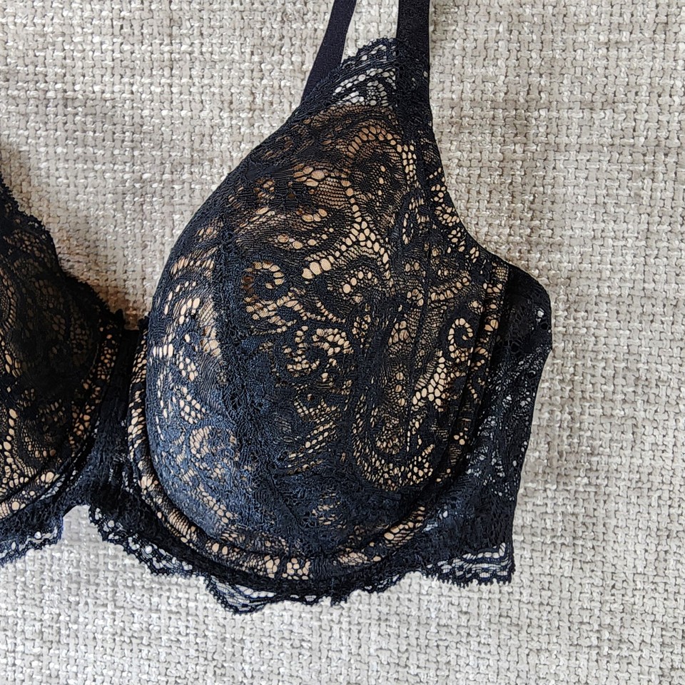 Thirdlove 24/7 Classic Lace Balconette Bra Underwire Molded Womens 42C ...