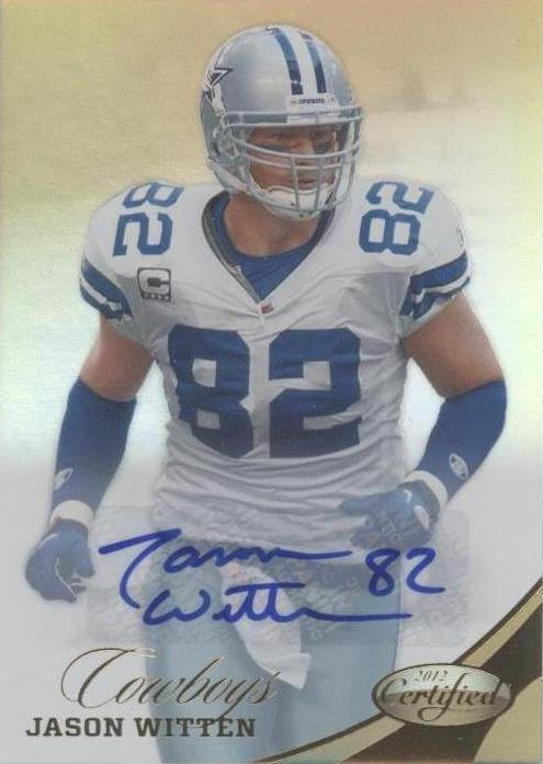 2012 Panini Certified - Jason Witten #83 Mirror Gold Signatures /25 (AU ...