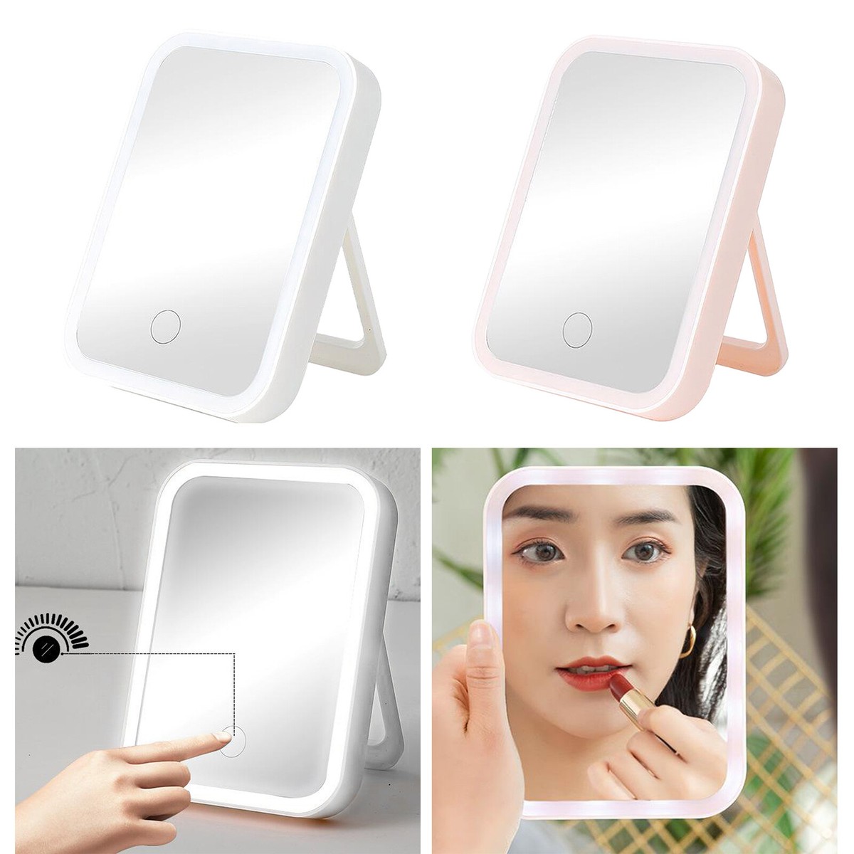Portable Led Lighted Vanity Makeup Mirror Portable Makeup Mirror Power