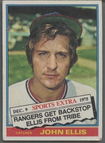 1976 Topps Traded #383T John Ellis Texas Rangers | eBay