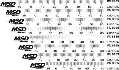 MSD 8985 Timing Tapes for Harmonic Balancers | eBay