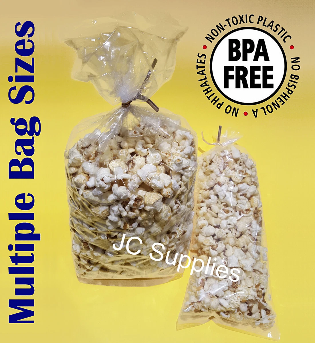 Clear Popcorn Bags