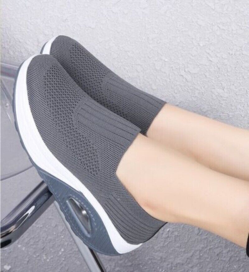 Women's Orthopedic Sneakers Cushion Platform Diabetic Walking Shoes ...