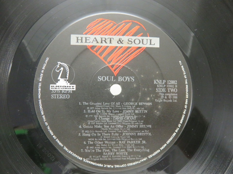 Soul Boys - Heart & Soul - Vinyl 33 RPM - KNLP 12002 | eBay UK