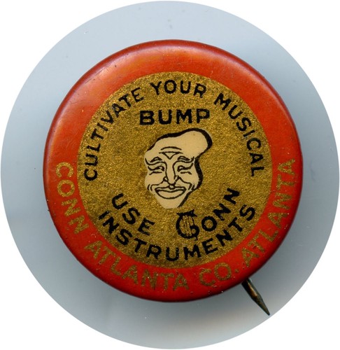 1920's Atlanta, Georgia GA Conn Atlanta Co. Musical Instruments Pin ...