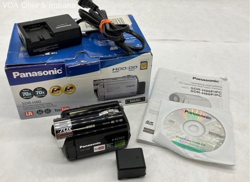Panasonic SDR-H80 60 GB Camcorder Black Bundle WORKS | eBay