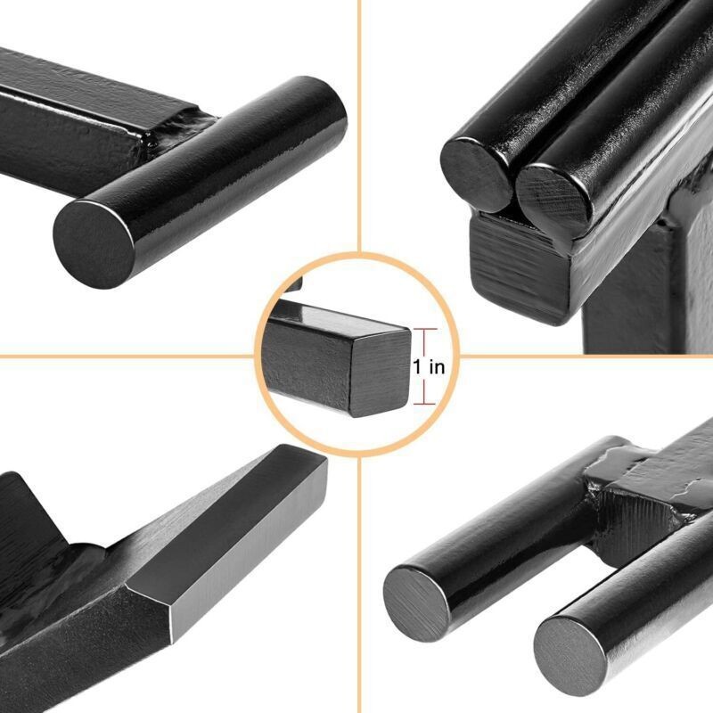 4Pcs Steel Blacksmith Forge Anvil Hardy Tool Set Fit 1inch Hardy Hole ...