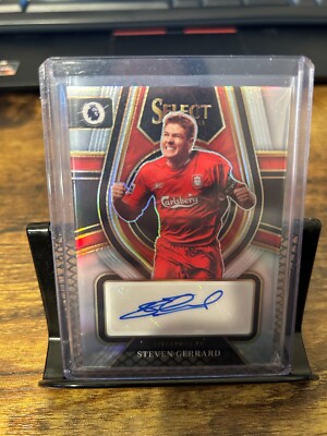 Steven Gerrard Autograph 2022-23 Panini Prizm Select Signatures ...