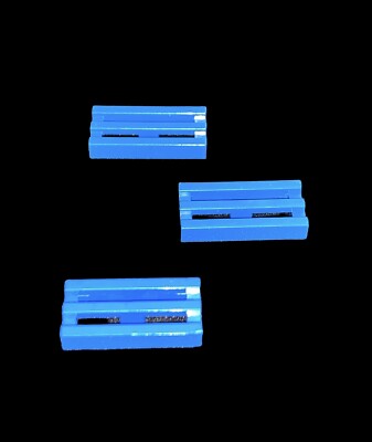 lot of 3 blue Lego special plates - 1X2 -grills -combined shipping ...
