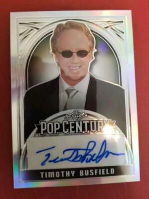 Timothy Busfield #'d 13/25 Signed Auto Silver 2024 Leaf Metal Pop ...