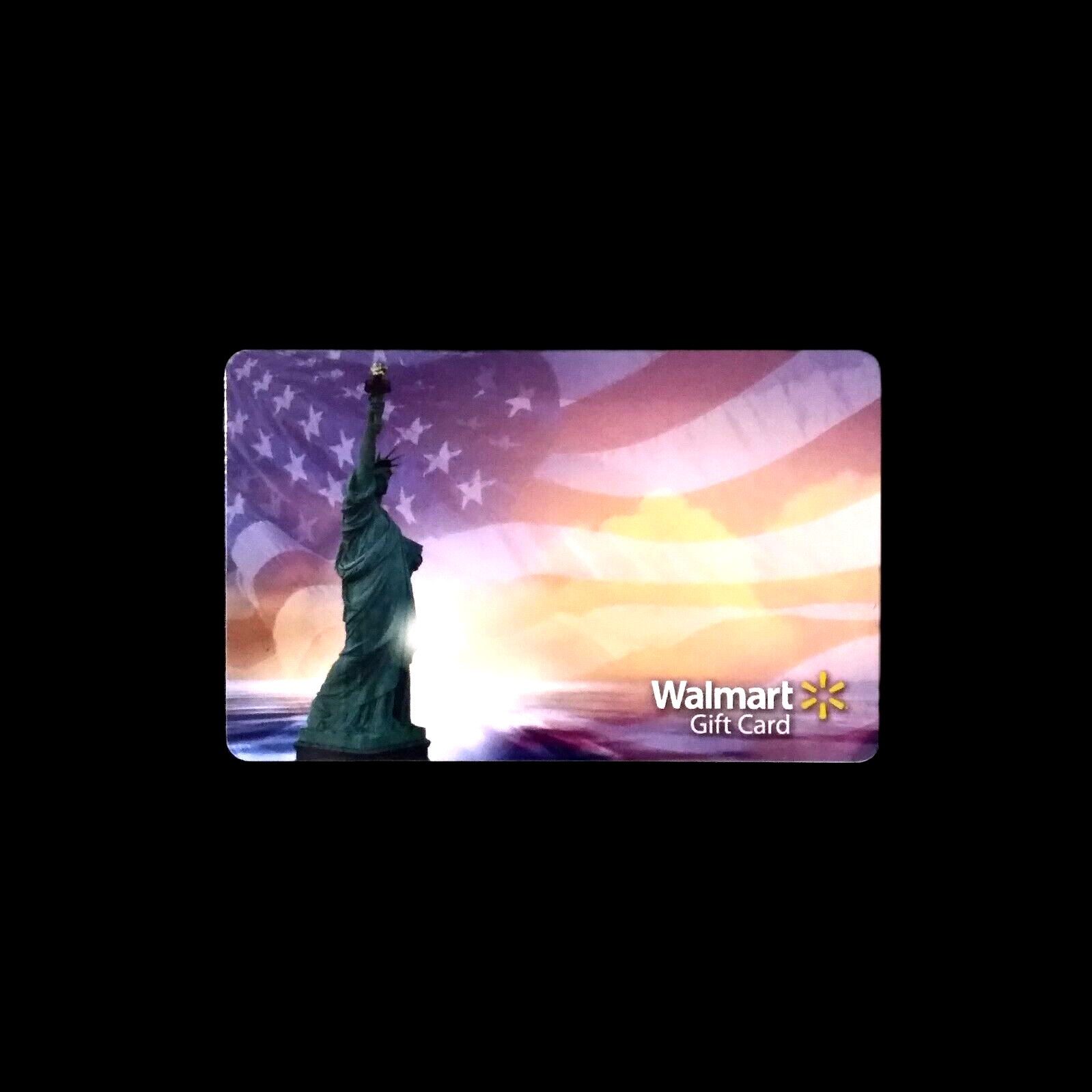 Walmart Statute of Liberty Flag NEW COLLECTIBLE GIFT CARD $0 #8745 | eBay