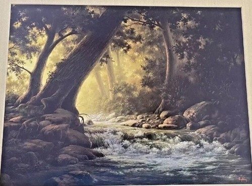 Dalhart Windberg Dawn's Serenity Art Print Matted Stunning Texas Artist ...