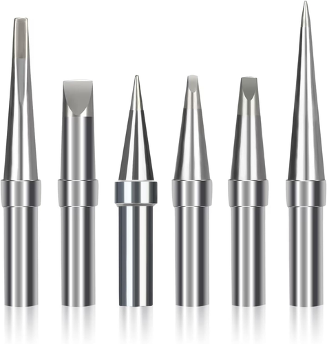 Solder Tips 6pcs for Weller ET Soldering Iron, Replacement Tips for ...