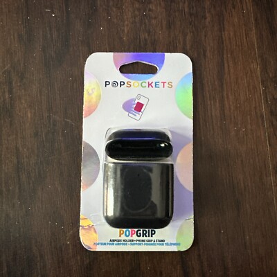 POPSOCKETS POPGRIP Airpod Holder Black 802979 BRAND NEW IN PACKAGE! | eBay