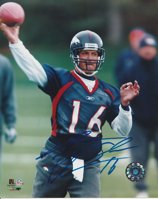 Jake Plummer Autographed 8x10 Denver Broncos H420 | eBay