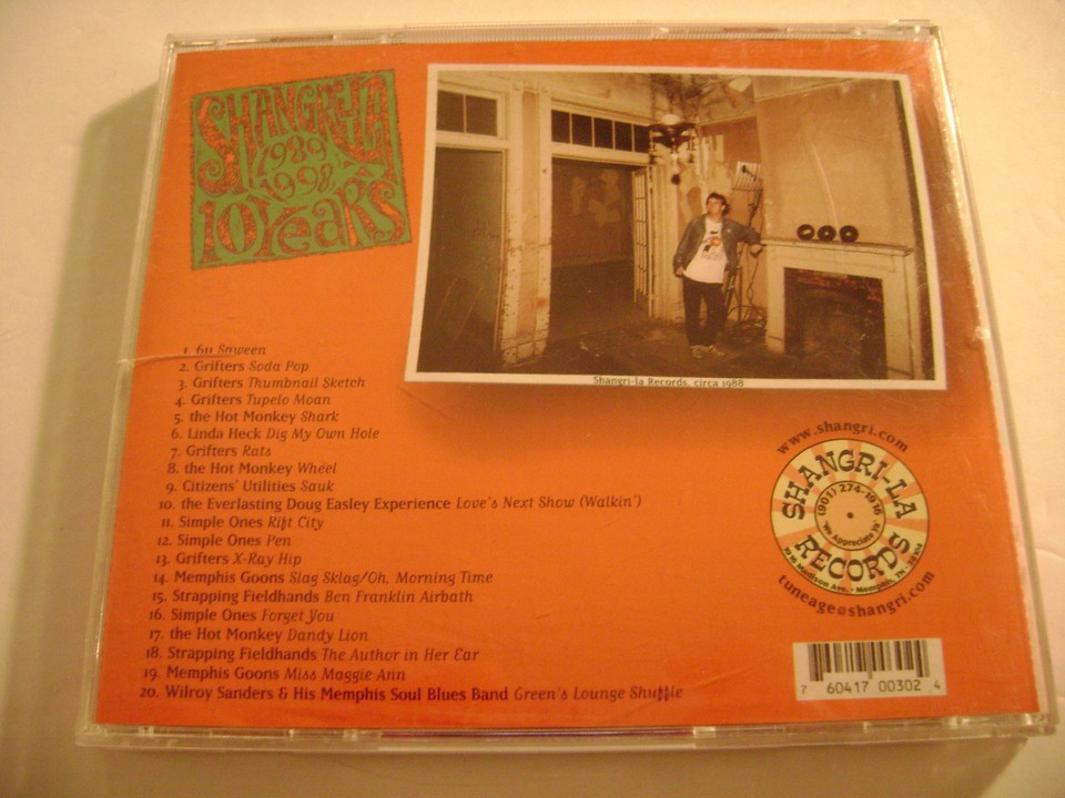 Shangri-La Records - 10 More Years (CD, 1998) 611, Grifters, The Hot ...