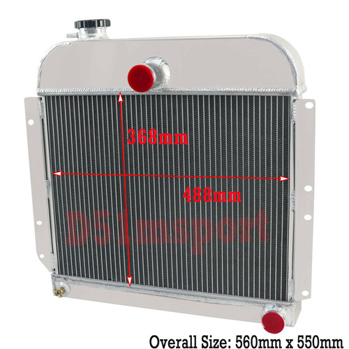 3 ROW RADIATOR FOR 41-52 PLYMOUTH CONCORD DELUXE CAMBRIDGE CRANBROOK 3 ...