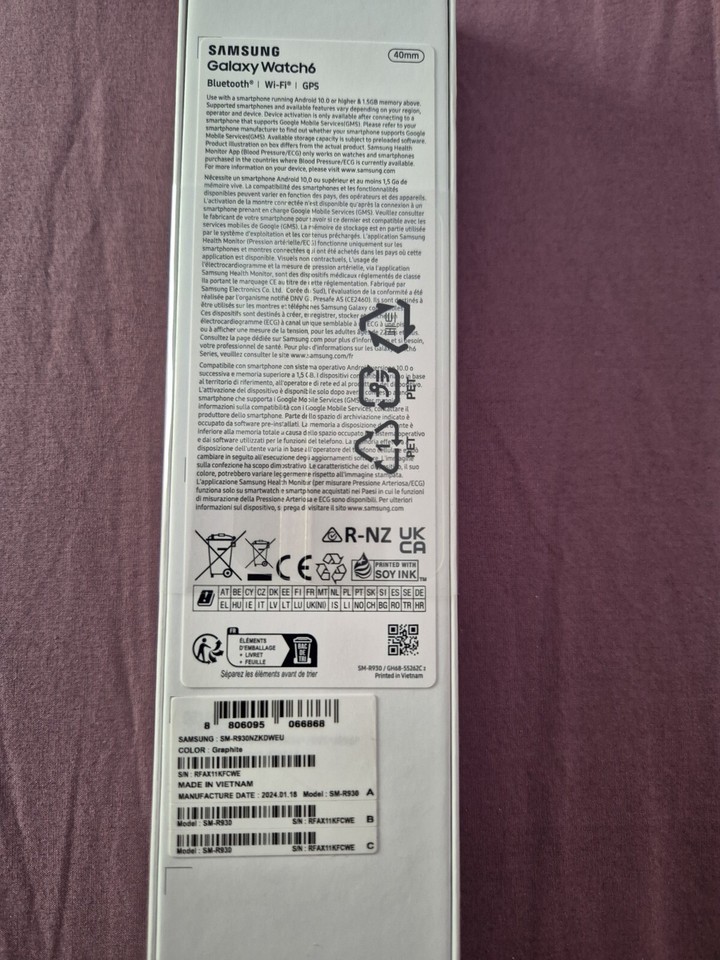 Samsung Galaxy Watch6 SM-R930 40mm | eBay