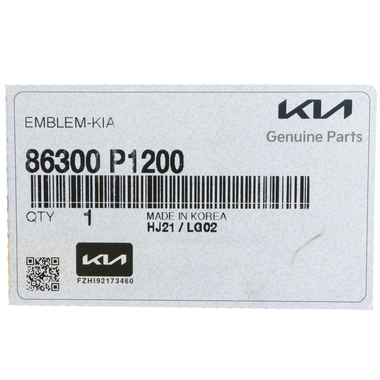 NEW OEM Genuine Kia 2023-2025 Sportage Emblem "KIA" Symbol Rear Logo ...