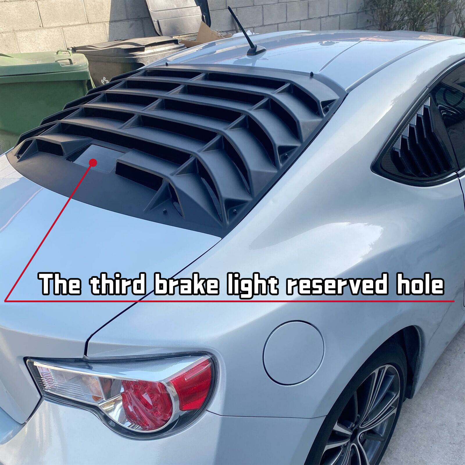 Rear Window Louver For Toyota 86 & Scion FR-S & Subaru BRZ 2013-2020 | eBay
