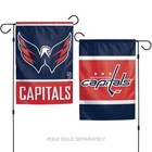 WASHINGTON CAPITALS 2 SIDED GARDEN FLAG 12"X18" YARD BANNER OUTDOOR ...