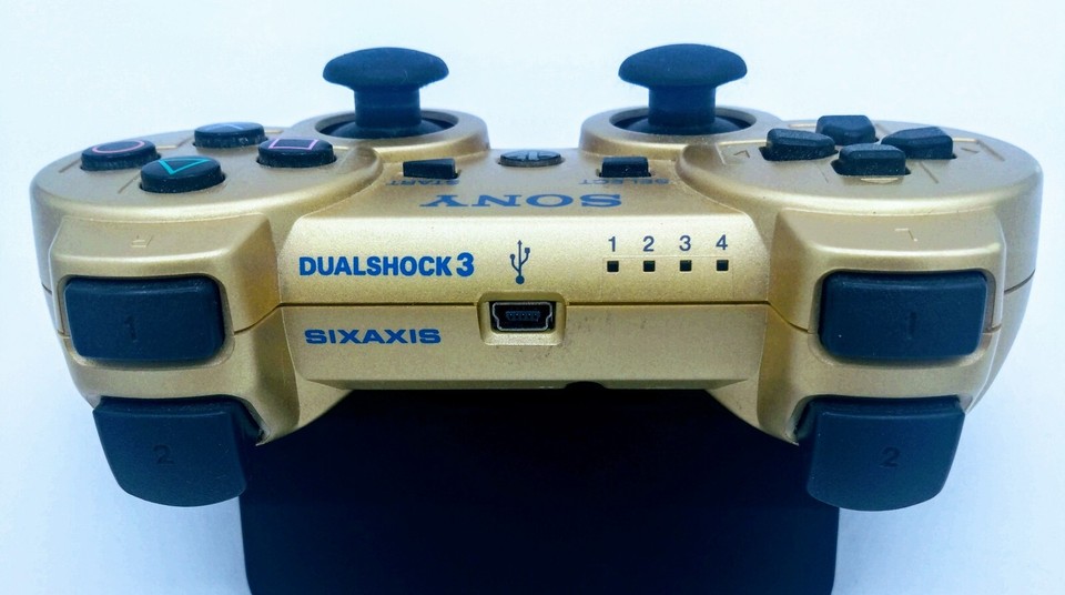 Sony Gold DualShock Wireless Sixaxis Game Controller CECHZC2U | eBay