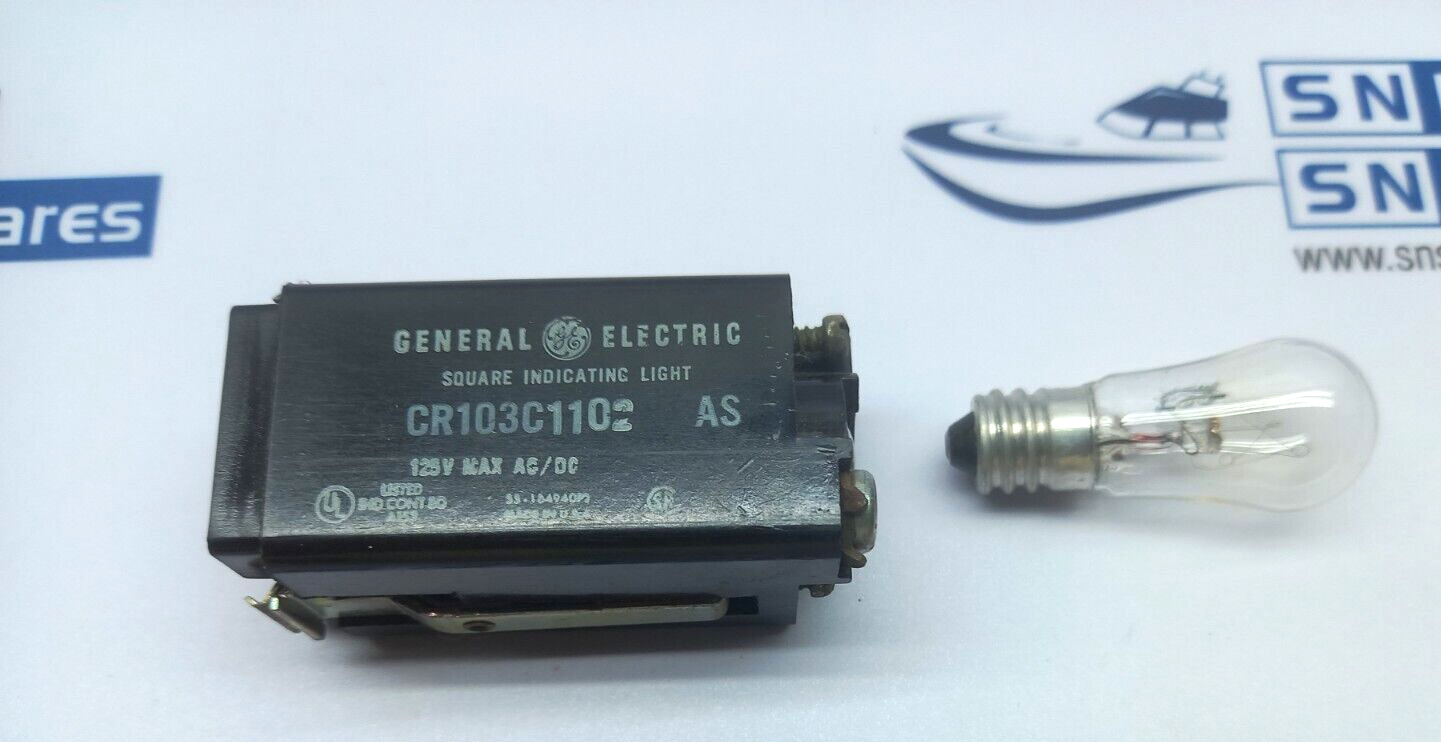 General Electric CR103C1102 Square Indicating Light 125V Max AC/DC | eBay