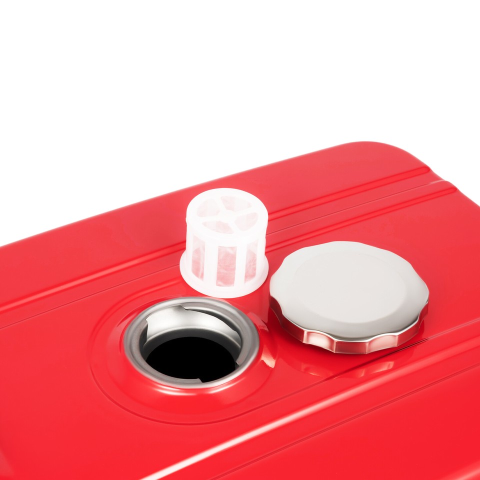 5-Gallon Universal Generator Gas Fuel Tank w/ Chrome Cap Gauge Petcock ...