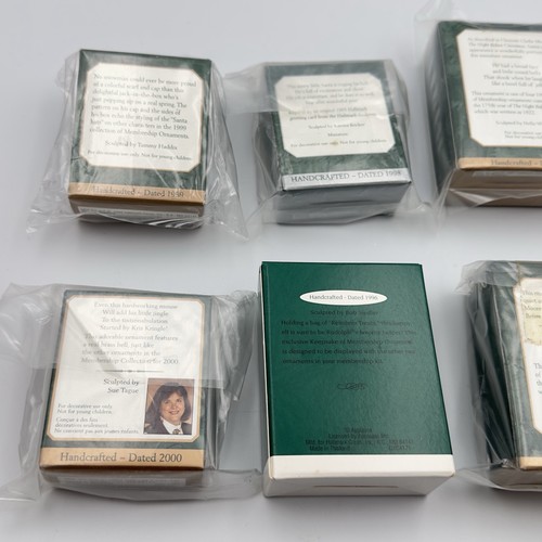 Hallmark Keepsake Holiday Ornaments Miniature Mixed Lot Of 8 NOS Elf ...