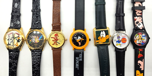 Lot of 7 Looney Tunes Watches - Elmer Fudd, Daffy Duck, Donald Duck ...