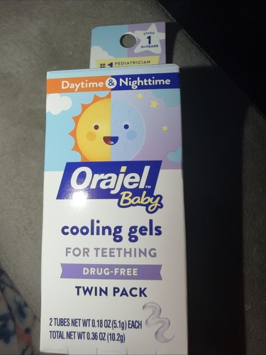Orajel Baby Daytime & Nighttime Cooling Gels for Teething 2-.18 oz. | eBay