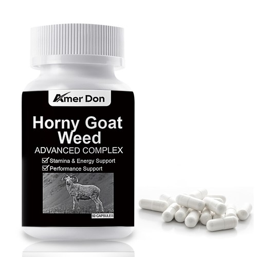 Horny Goat Weed Extract Complex 673mg Capsules Fast Ginseng ...