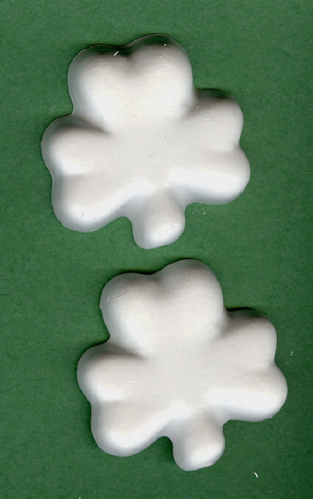 Medium smooth shamrock plaster of Paris painting project. Set of 12! | eBay