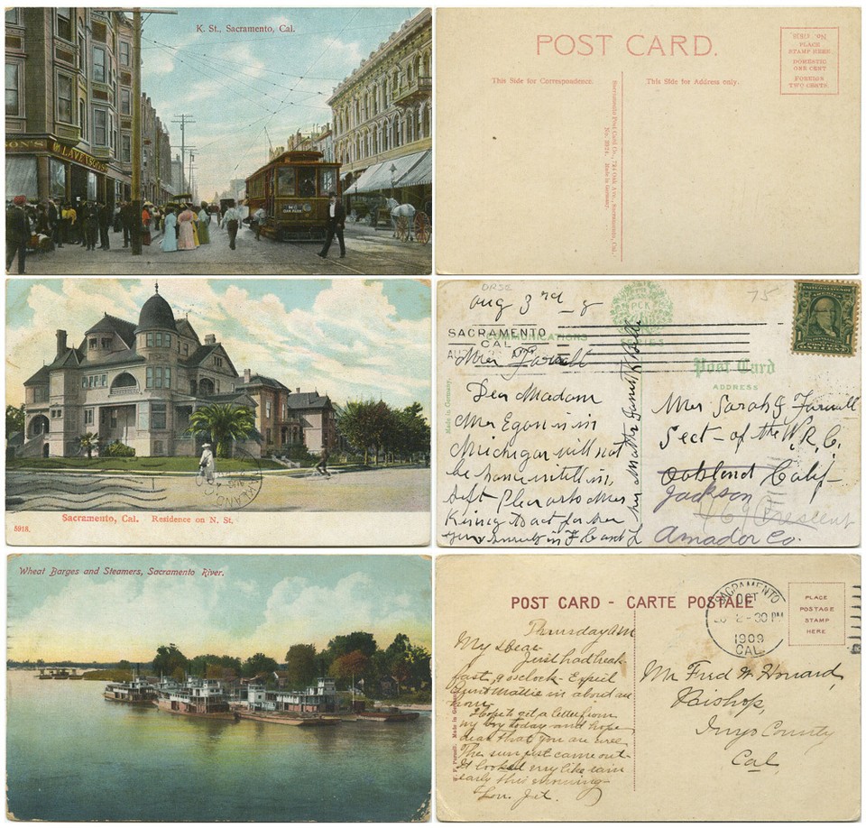 Group of 25 Postcards of Sacramento, California | eBay