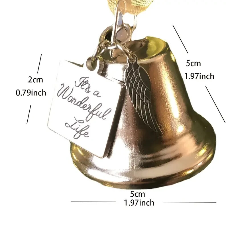 IT'S A WONDERFUL LIFE INSPIRED CHRISTMAS ANGEL BELL ORNAMENT | eBay