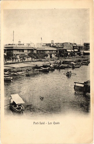 CPA AK PORT-SAID Les Quais EGYPT (1324366) | eBay