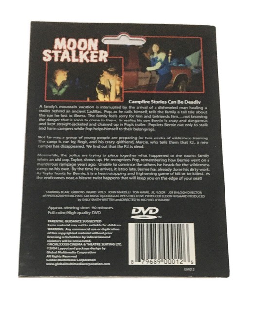 Moonstalker DVD Campfire Stories Can Be Deadly Horror 1989 RARE Cult ...